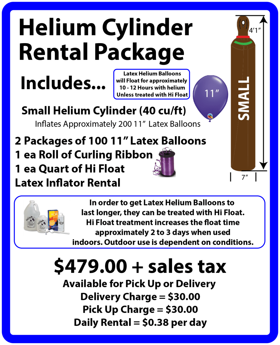 Helium Rental | Andon Balloons and Signs